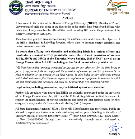 BUREAU OF ENERGY EFFICIENCY, Government of India, Ministry of Power